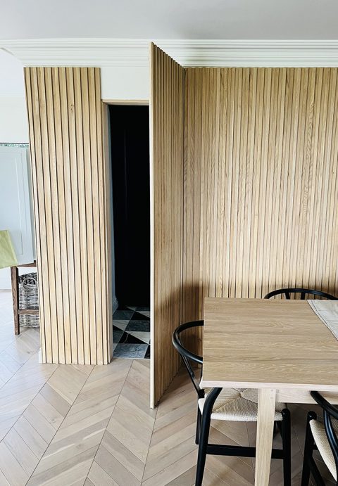 Oak Slats Walls - Johnson Bespoke