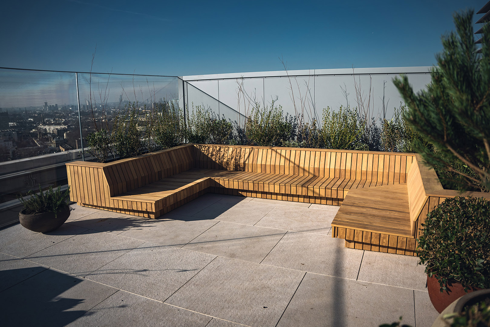 Terrace Furniture - Rooftop Bench - Johnson Bespoke